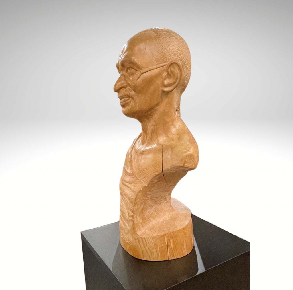 Mahatma Gandhi - Vancouver Fine Art Gallery - Contemporary Sculpture