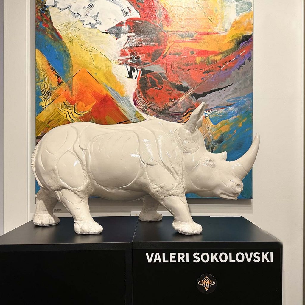 White Rhino - Vancouver Fine Art Gallery - Sculpture