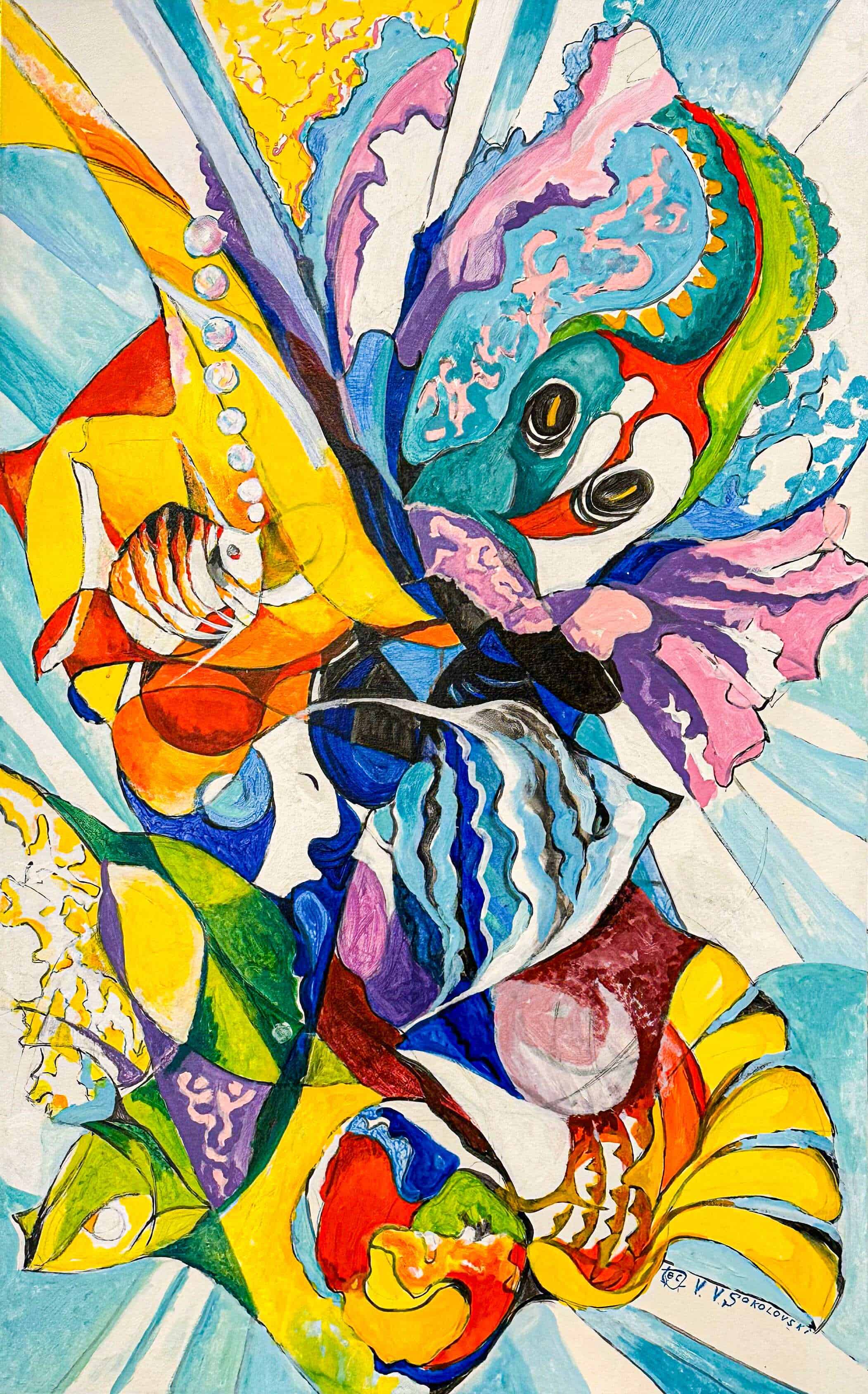 In Blue Waters Ⅰ - Vancouver Fine Art Gallery - Contemporary Art